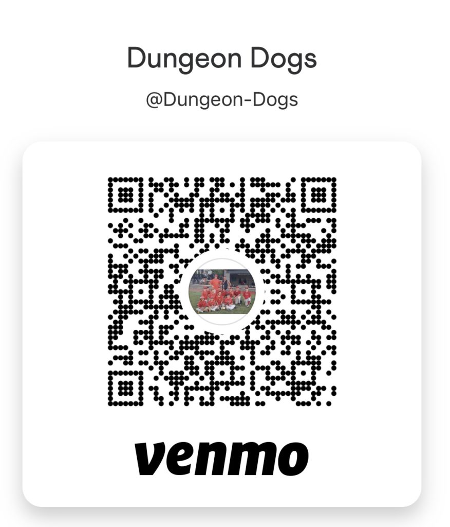 Dogs Baseball – Dungeon Dogs: Athletes First